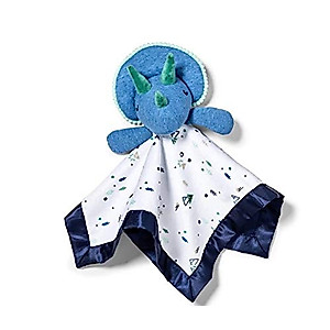 Small Security Blanket - Cloud Island (Blue Dino)