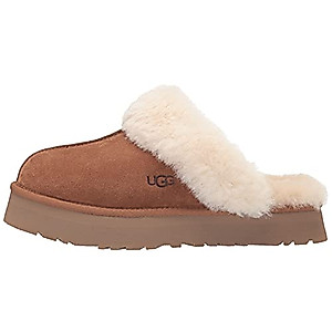 UGG Women's DISQUETTE Slipper, Chestnut, 10