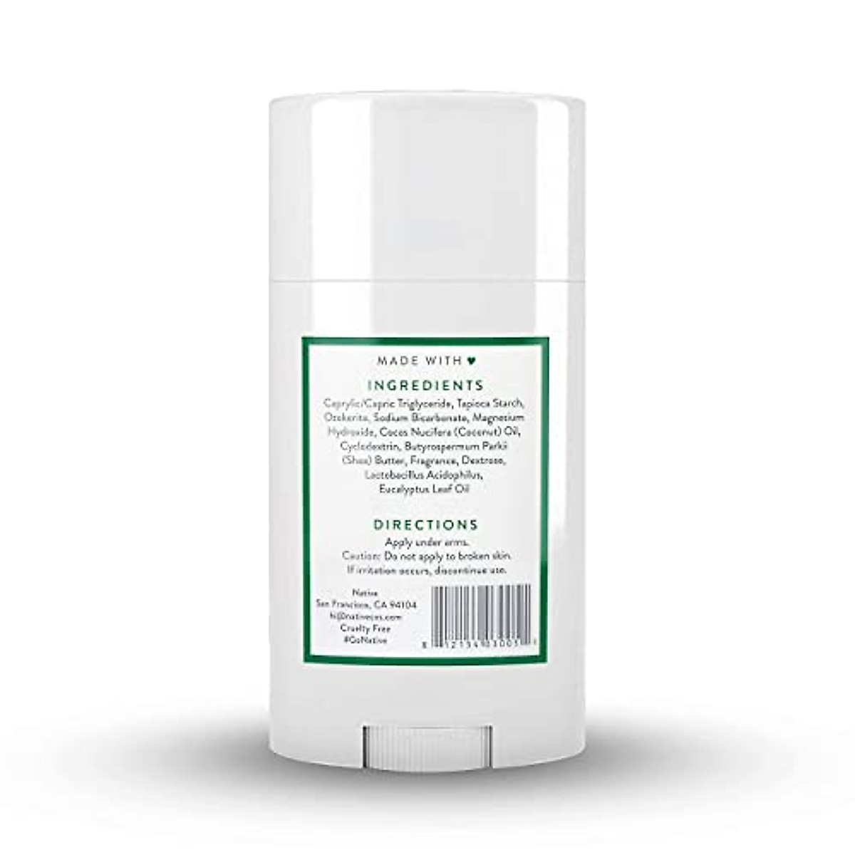 Native Deodorant | Natural Deodorant for Women and Men, Aluminum Free with Baking Soda, Probiotics, Coconut Oil and Shea Butter | Eucalyptus & Mint, Lavender & Rose - Variety Pack of 2