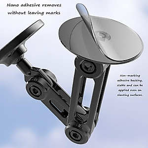 rpuw Mamox Phone Holder, Universal 360°Pro, Mamox Robotic Arm Phone Holder, Mamox Car Phone Holder, Mamox Phone Mount, Mamox Cell Phone Holder (Silver)