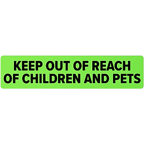 LabelValue.com | Keep Out of Reach of Children and Pets Medical Healthcare Labels - 500 Labels Per Roll
