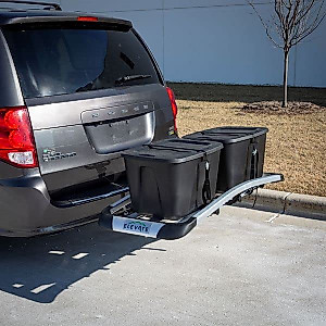ELEVATE OUTDOOR Aluminum Hitch-Mounted Cargo Carrier
