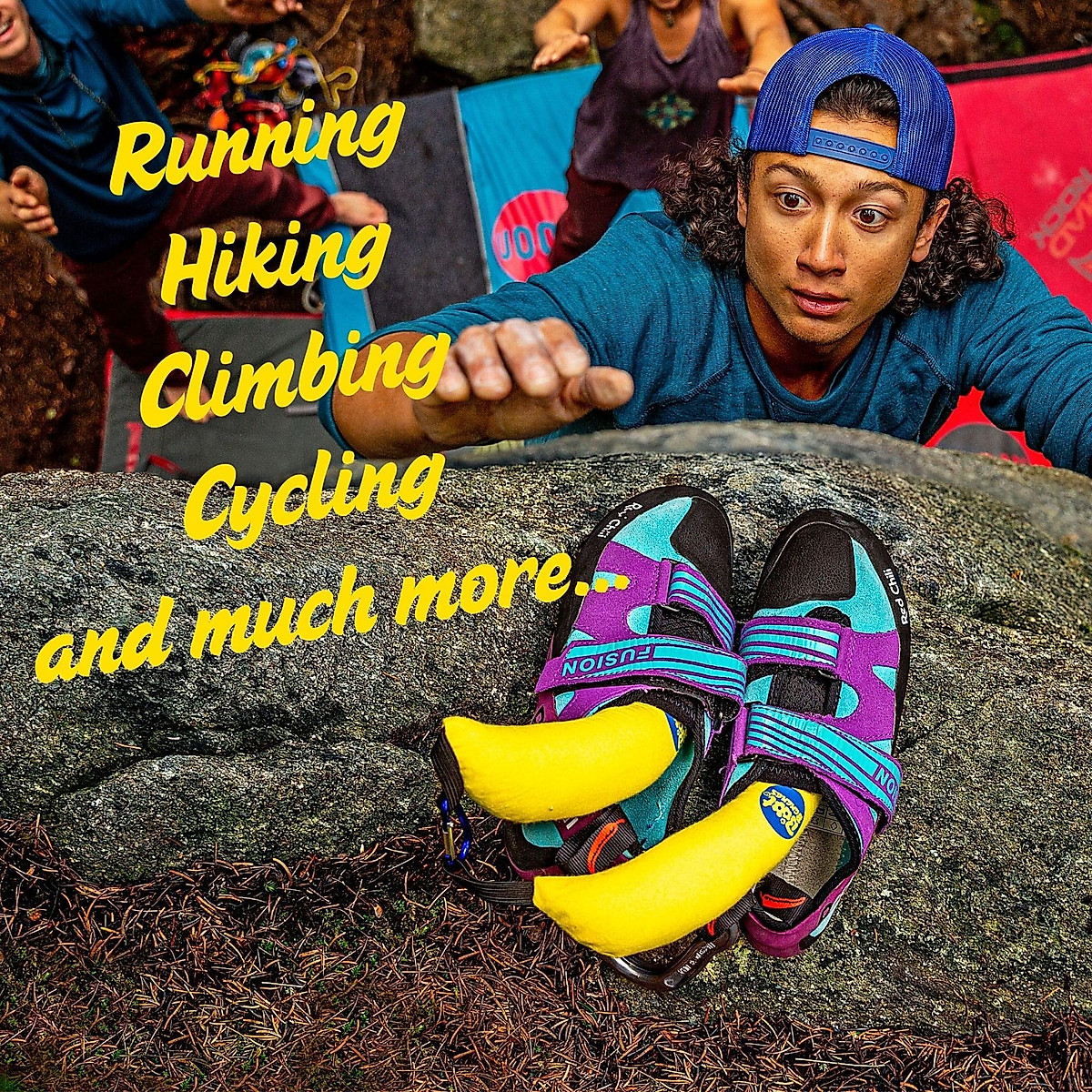 Boot Bananas Original Shoe Deodorizer | Long-Lasting, Reusable Sports Shoe Deodorizer Odor Neutralizer & Air Purifier | Eco-Conscious | Lasts 6 to 12 Months | 1 Pair