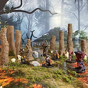 Extruded Gaming Rosewood Trees Set 1