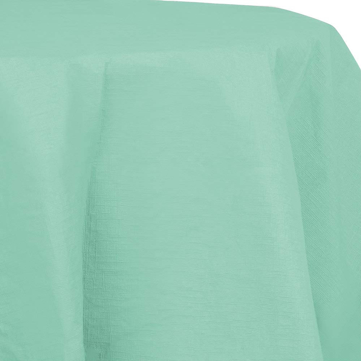 Creative Converting TABLECOVER, OCTY ROUND 82" TIS/POLY, Green