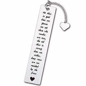 Love Funny Inspirational Bookmark Gifts for Women, Bookmarks for Sister Girl Daughter Bookworm Book Friend Sister Gifts Friendship Gifts