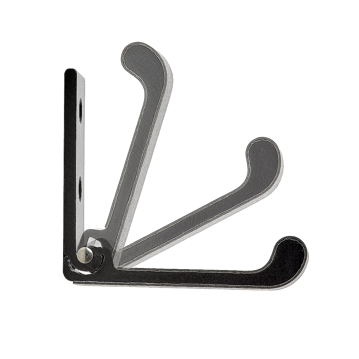 DeYoungArbeit 2-Pack Gun Magnet 46lbs Rated Magnetic Gun Mount + 4-Pack Gun Rack Wall Mount - Gun Racks Folding Shotgun Hooks Hangers Anti-Scratch