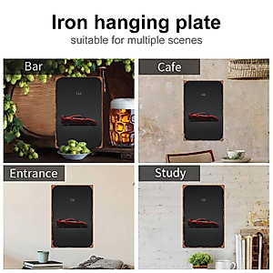 1987 Ferrari F40 Sports posters Metal Sign Tin Metal Retro Wall Decor for Home,Street,Gate,Bars,Club