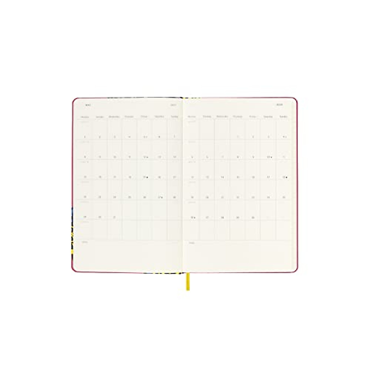 Moleskine Limited Edition Frida Kahlo 12 Month 2023 Weekly Planner, Hard Cover, Large (5" x 8.25"), Pink