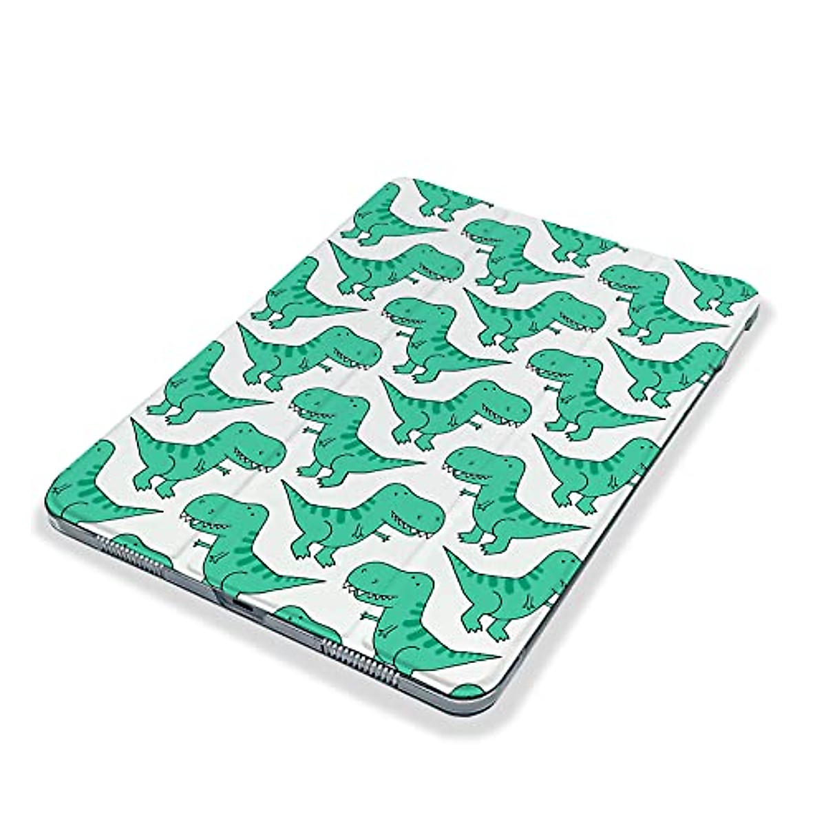 Kawaii Dino Kid T-rex Cute case Compatible with iPad Mini Air Pro 7.9 8.3 9.7 10.2 10.9 11 12.9 inch Pattern Cover New 2022 2021 Trifold Stand 3 4 5 6 7 8 9 Generation 551 (11" Pro 1/2/3 gen)