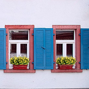 JOYGAR 8 Bundles Artificial Flowers Fake Boxwood Shrubs UV Resistant No Fade Faux Greenery Faux Plastic Lotus for Home Garden Hanging Planter Indoor Porch Patio Office Wedding Decoration(Yellow)