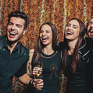 Black Dirty 30 Tinplate Badge Pin, Black & Gold Rosette Button for Men Women, Golden Crown 30th Birthday Award Badge Pin, 30 & Fabulous Birthday Party Decorations