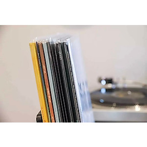 100 Outer Sleeves For Vinyl Record 12.75 x 12.75 Crystal Clear 3 Mil Thick - Single & Double LP Album Covers (100pack)