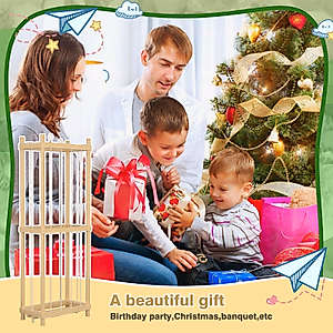 Stuffed Animal Zoo, Wooden Stuffed Animal Cage for Kids, Stuffed Animal Zoo Storage for Plus Toys, Large Stuffed Animal Storage Zoo, Stuffed Animal Zoo Storage Cage for Playroom, Bedroom, Nursery Room