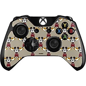 Skinit Decal Gaming skin compatible with Xbox One Controller - Officially Licensed Disney Mickey Mouse Pattern Formation Design