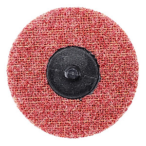 BHA Surface Conditioning Quick Change Discs, 3" Red (Medium) Prep Pad - 25 Pack