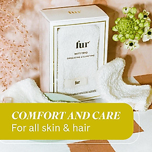 Fur Mitt Trio: Reusable, Exfoliating, and Clarifying Finger Mitt - 3 Pack
