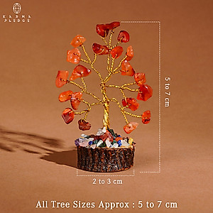 Crystal Tree Gifts for Women, Set of 12 Handcrafted Tree of Life Chakra Healing Crystals & Stones for Positive Energy, Good Luck, Home and Office Decor, Birthday Gifts for Mom & Dad