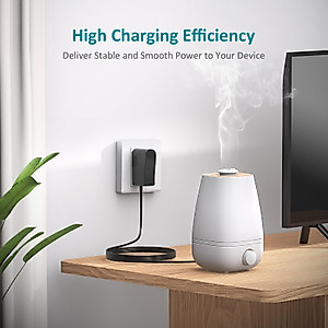 Basicvolt 15V 2A 1A Switching Power Supply Charger 15Volt 2Amp 1.5A Universal AC/DC Adapter Replacement Regulated Power Cord for Litter Robot LED Light and More 15Vdc Household Electronics