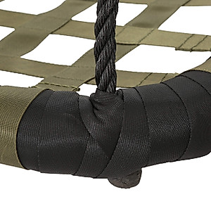 Gorilla Playsets 04-0030-BK/G/BK Chill 'N Swing with Nylon Rope, Nylon, Multi-Child Swing - Green & Black