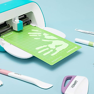 Xinart Cutting Mat for Cricut Joy(4.5x6.5 Inch, 3 Mats) StandardGrip Adhesive Green Cutting Mats Compatible with Cricut Joy