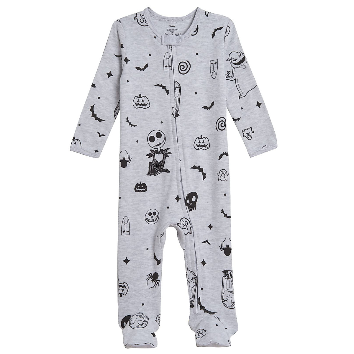 Disney Nightmare Before Christmas Newborn Baby Boys Footed Coverall 6-9 Months