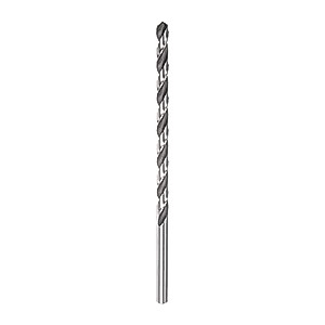 HARFINGTON 6542 High-Speed Steel Twist Drill Bit, 8.2mm Drill Bit 200mm Length Extended Straight Shank Black Oxide Ground Drill Bit for Steel Aluminum Alloy