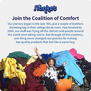 Slanket Kids Wearable Blanket with Sleeves - The Ultimate Kids Oversized Fleece Blanket with Foot Pocket - Lightweight, Plush, & Soft Plus Sized Wearable Blanket for Kids - 44”W x 60”L, Ruby Wine