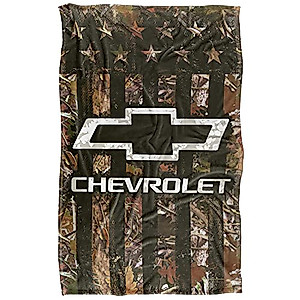 Chevy Blanket, 36"x58" Camo Logo Silky Touch Super Soft Throw Blanket