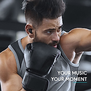 PALOVUE Wireless Earbuds Bluetooth Headphones, Wireless Earphones CVC8.0 Noise Cancelling Earbuds with Touch Control and 4 Mic for Clearer Call, Deep Bass Stereo in-Ear Headphones Qualcomm CSR Chip