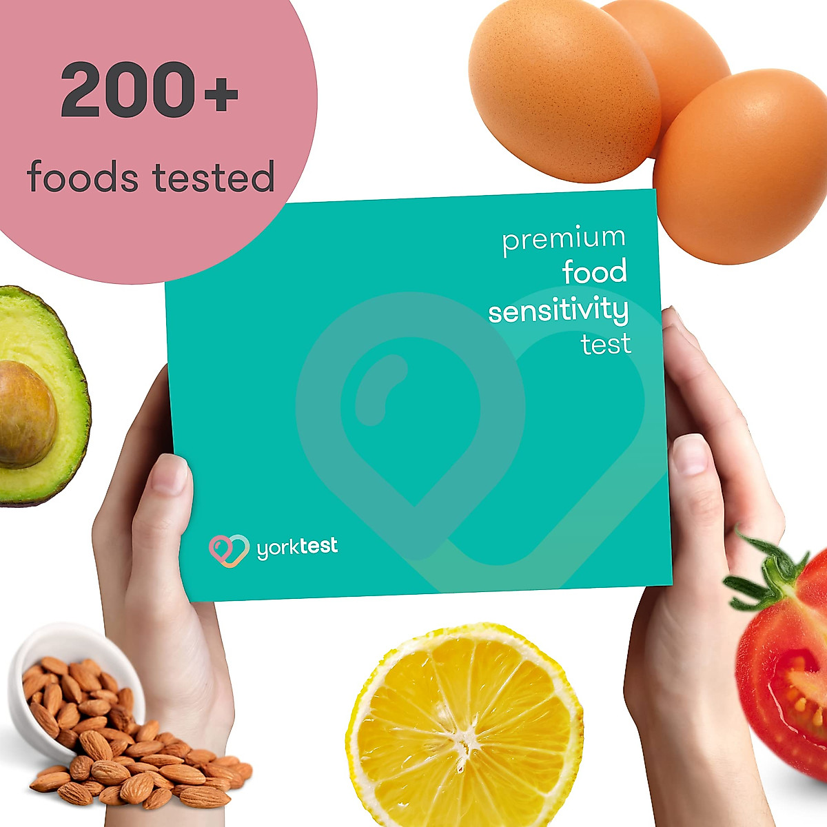 YorkTest Food Sensitivity Test – Test Your Reactivity to Over 200 Foods and Drinks At-Home – 500,000+ Test Taken