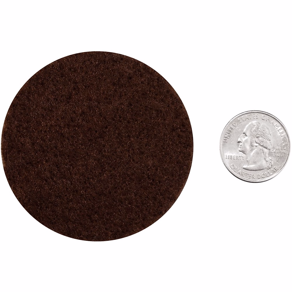 Playfully Ever After 2.5 Inch Brown 46pc Stiff Felt Circles