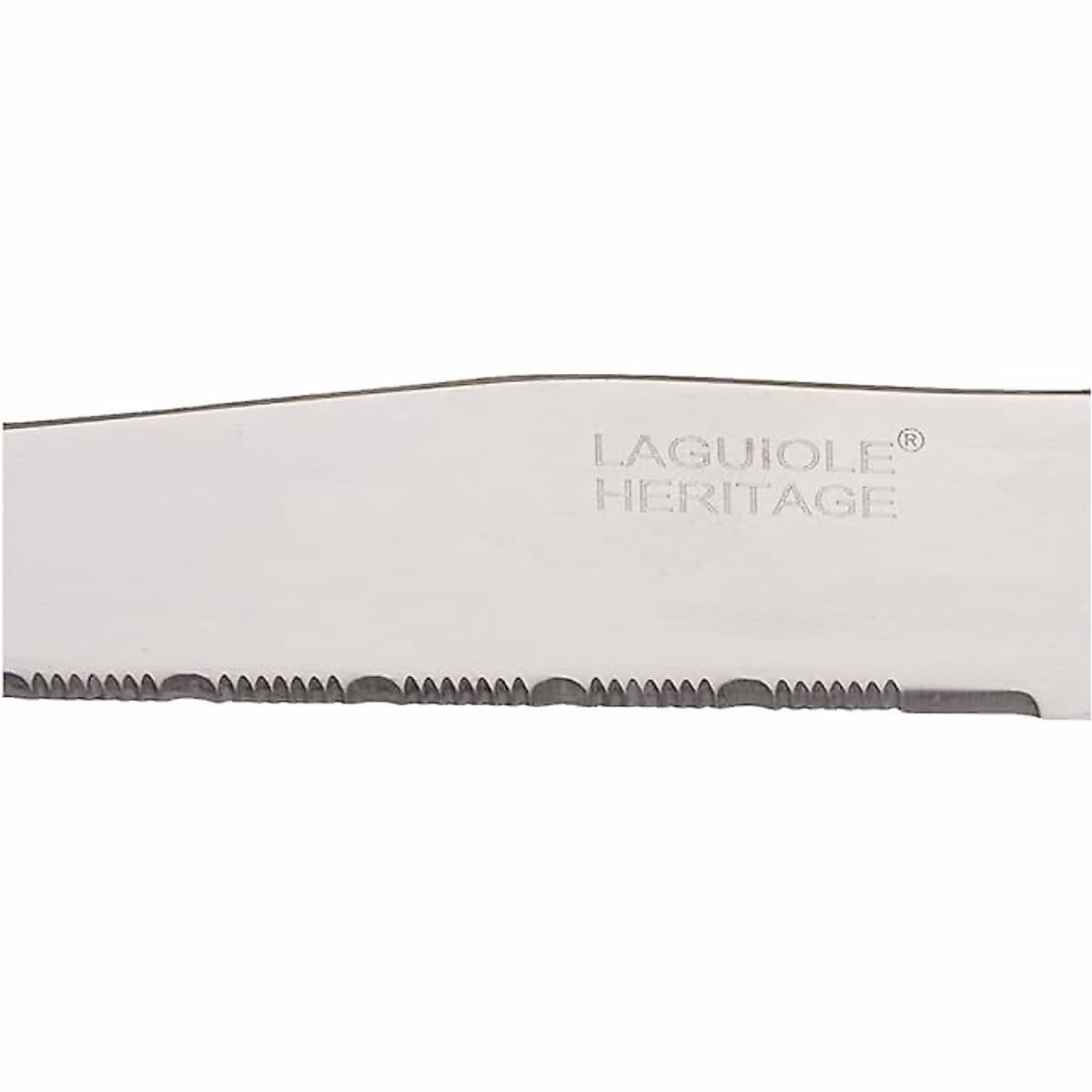 Laguiole Heritage Tradition Ultra Sharp Stainless Steel Gourmet Steak Knives Set of 6 | Triple Rivet Knife Cutlery Set, Stainless Steel Handle, 4.5 Inch Blade