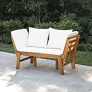 SEI Furniture Dolavon Outdoor Lounge Chair, White