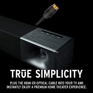 Klipsch Cinema 600 3.1 Sound Bar System with Wireless 10 inches Subwoofer 1068777 (Renewed)