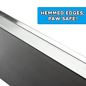 Confote 23.6"x17.6" Stainless Steel Replacement Tray for Dog Crate, Chew-Proof and Crack-Proof
