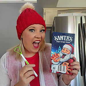 Tongue Scraper for Adults Cleaner Stocking Stuffers for Women Men White Elephant Gifts Christmas Womens Mens Teens Gag Funny Ideas Santa Cool Novelty Funniest Dad Her Him Girl Kids Who Have Everything