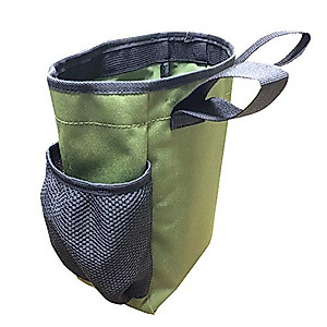 Metal Detecting Finds Bag Waist Digger Pouch Tools Bag for PinPointer Garrett Detector Xp ProPointer Accessories … (Green)