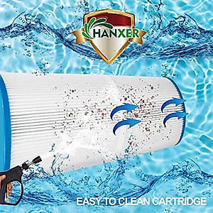 HANXER PRB50-IN Spa Filter Cartridge Replaces for C-4950, 413-212-02, Filbur FC-2390, 03FIL1600, 17-2380, J200 Series, SD-00201, SD-00455, Darlly 40506, 50 Sq.Ft Hot Tub Filter, 1 Pack