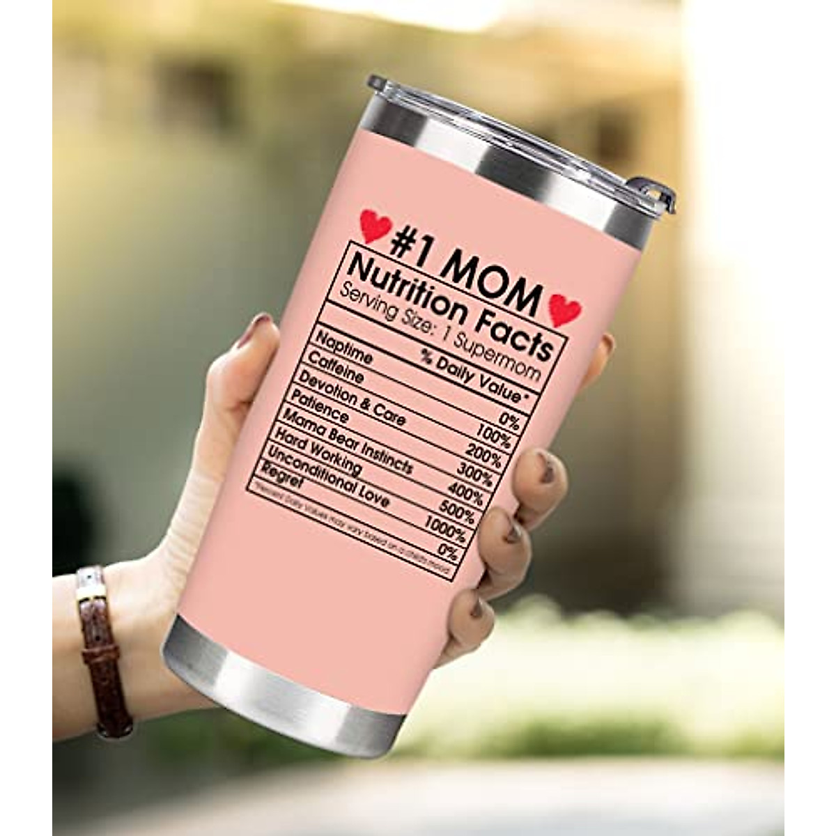 Mothers Day Gifts for Mom from Daughter, Son, Kids - Ideas Gifts for Mom on Mothers Day - Mom Birthday Gifts - Funny Birthday Gifts for New Mom , Mother In Law - Presents for Mom - Mom Tumbler 20oz