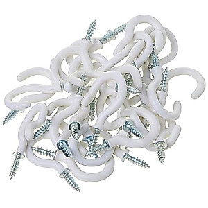 ARROW 160375 1-1/4" Vinyl Coated Cup Hooks (Pack of 36) (Package may vary)