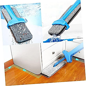Hoement 2pcs Mop for Wood Floors Floor Mops Push Mop Cloth Double Sided Mop Cloth Mop Accessories Dust Cloth Clean Car Wash Brush