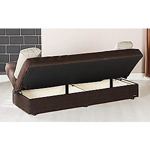 Istikbal-Furniture Expo Max 3 Seat Sleeper - Naturale Brown