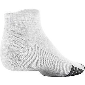 Under Armour Adult Performance Tech Low Cut Socks, Multipairs, Steel Assorted (6-Pairs), X-Large