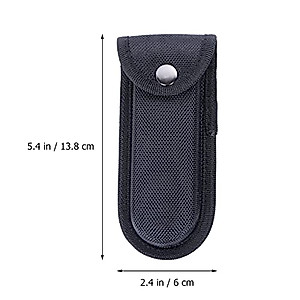 UPKOCH 4pcs for Pocket Holder, Portable Holders Nylon Molle Pouch Tool Sheath Single Utility Case Storage Mini Holster Holder Folding Organizer Pouch, Knife Outdoor