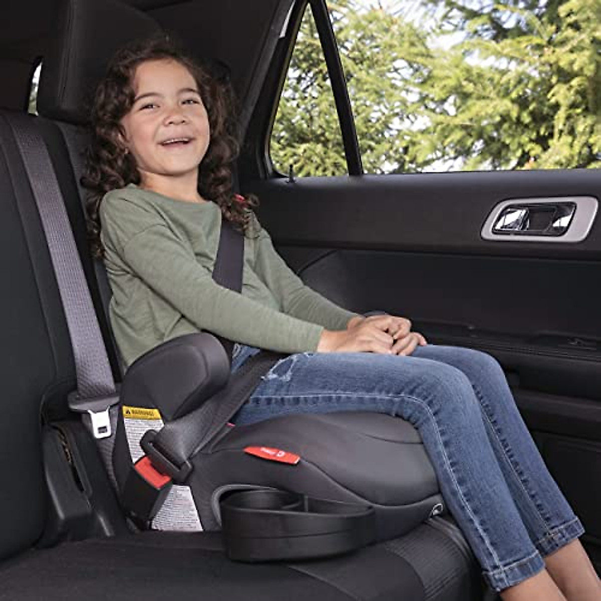 Diono Monterey 4DXT Latch, 2-in-1 High Back Booster Car Seat with Expandable Height, Width, Advanced Side Impact Protection, 8 Years 1 Booster, Plum