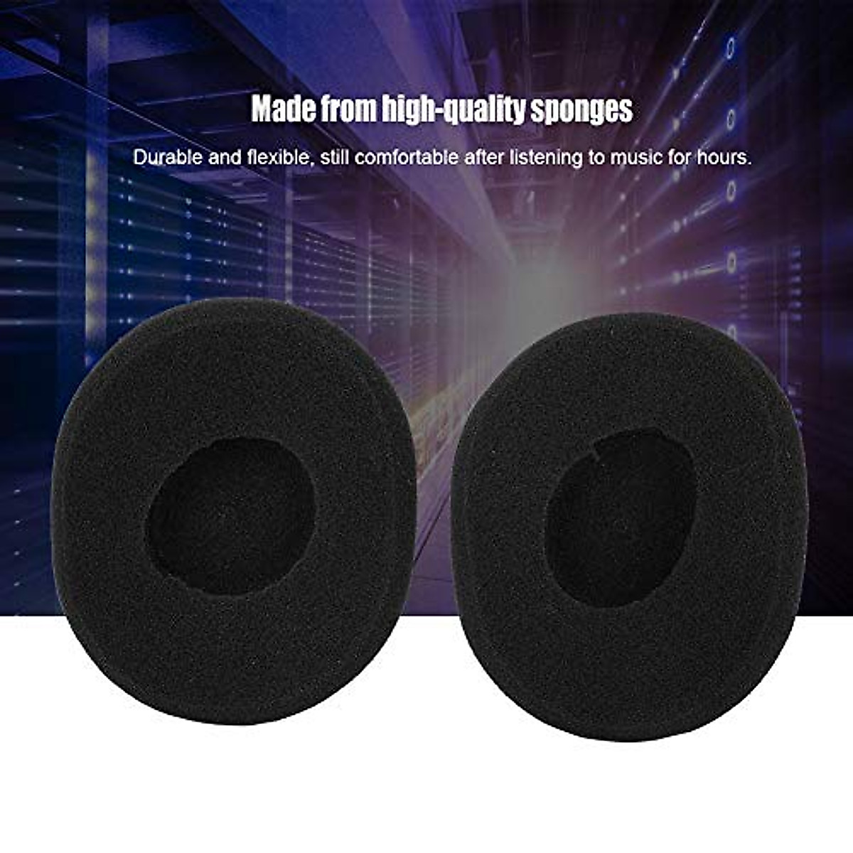 Headsets Replacement Soft Foam Earmuffs Ear Pads Cushion for Logitech H800 Headphones Universal 95mm Ear Pad Replacement Pad.