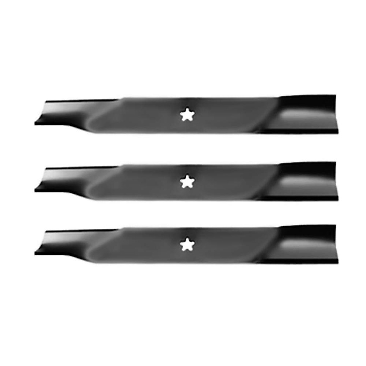 Stevens Lake Parts Set of 3 High Lift Blade Fits Husqvarna 61" Decks Ez5224 Ez6124 Fd61M W Mz6125 Mz6128 Models Replaces 539-113312 539-113312-A 539113312