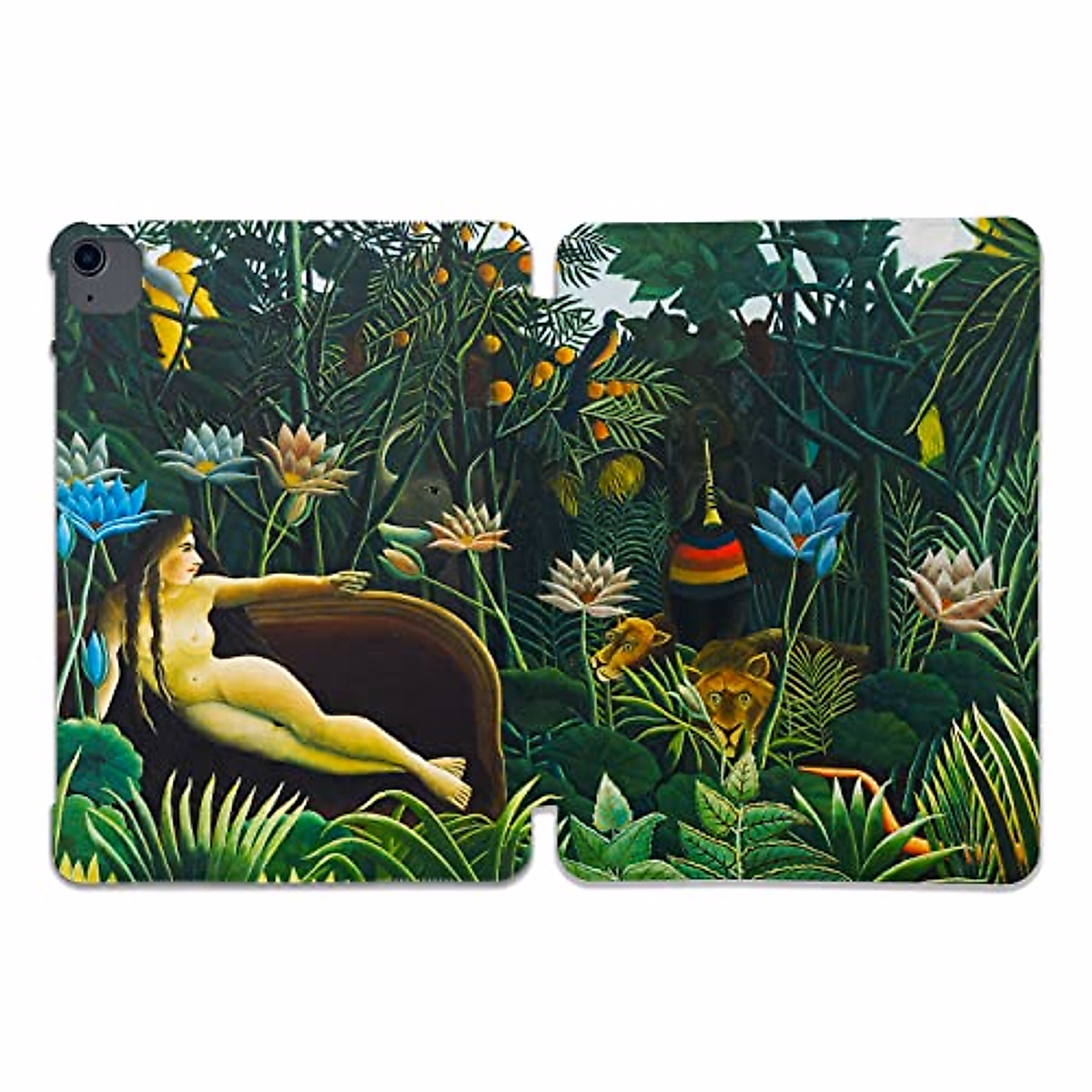 Henri Rousseau The Dream Case Compatible with All Generations iPad Air Pro Mini 5 6 11 inch 12.9 10.9 10.2 9.7 7.9 Plastic Fabric Cover Slim Smart Stand SN588 (8.3" iPad Mini 6th gen)