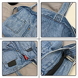 Yohora Shoulder Bag for Women Denim Crossbody Hobo Bag Casual Lightweight Handbag for Work Travel